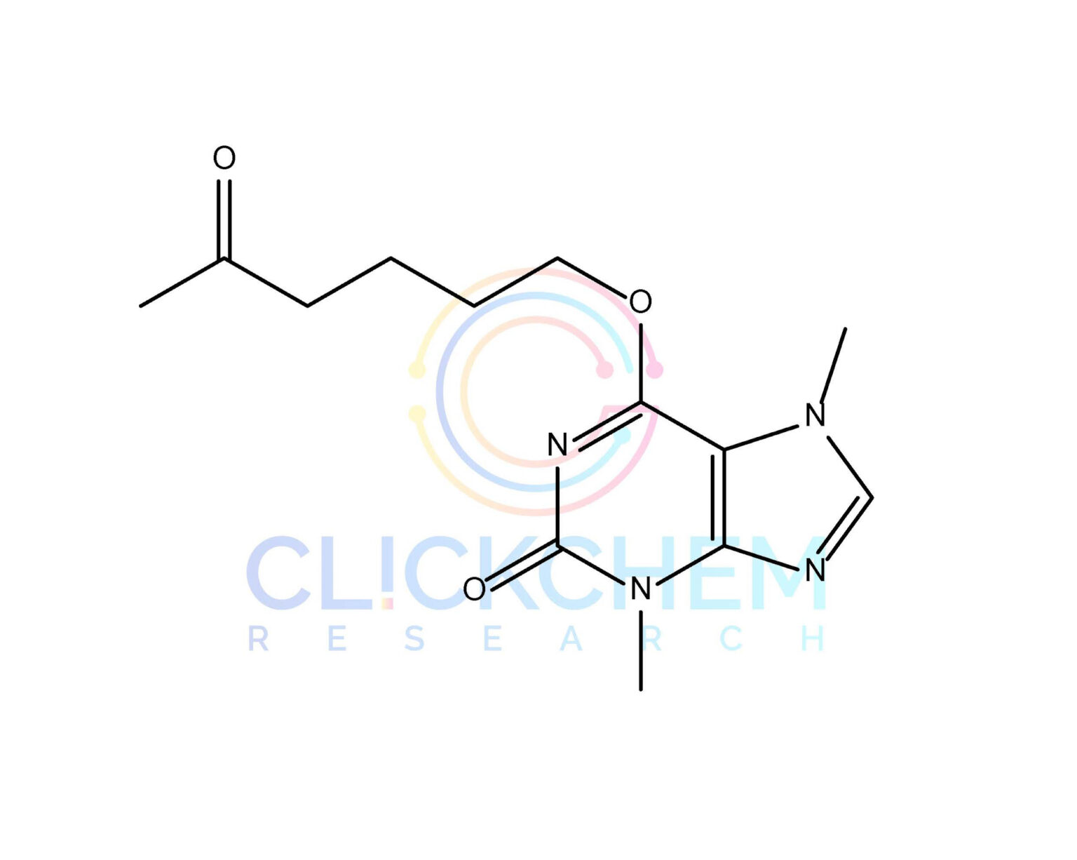 Pentoxifylline EP Impurity G API | CAS 93079-86-8 : Clickchem Research LLP